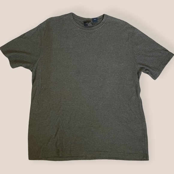 jf j.ferrar | Shirts | Jf J Ferrar Olive Green Ribbed Knit Minimalist ...